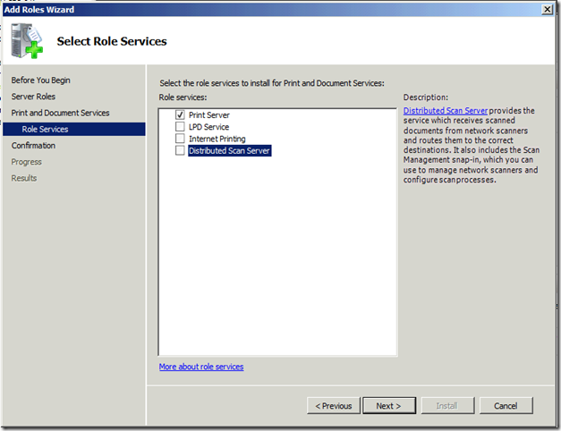 MPECS Inc. Blog: SBS 2011 Setup – Do We Install The Distributed Scan Server Role?